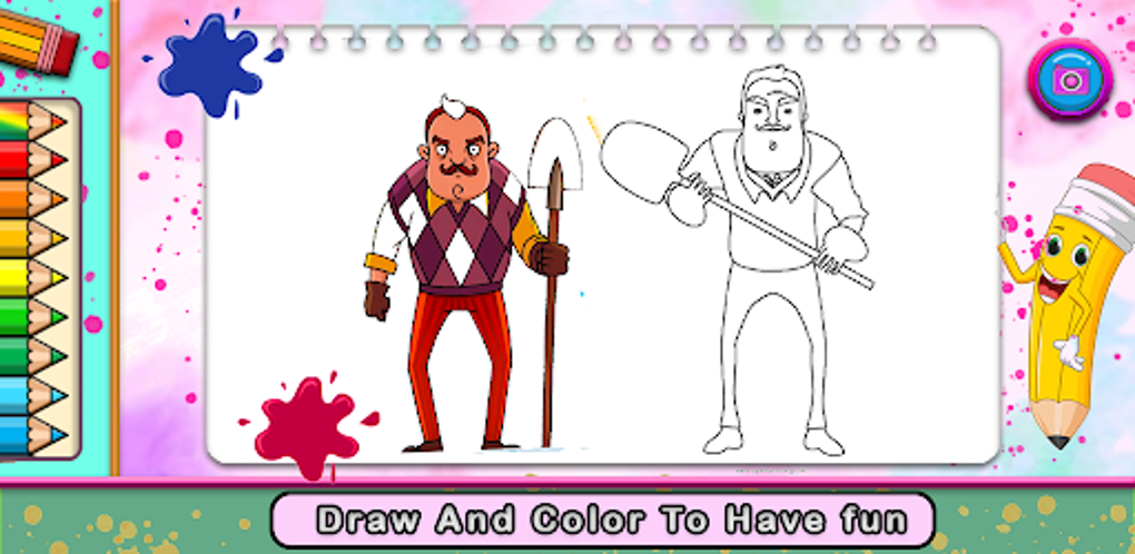 coloring: my neighbors horror for Android - Download