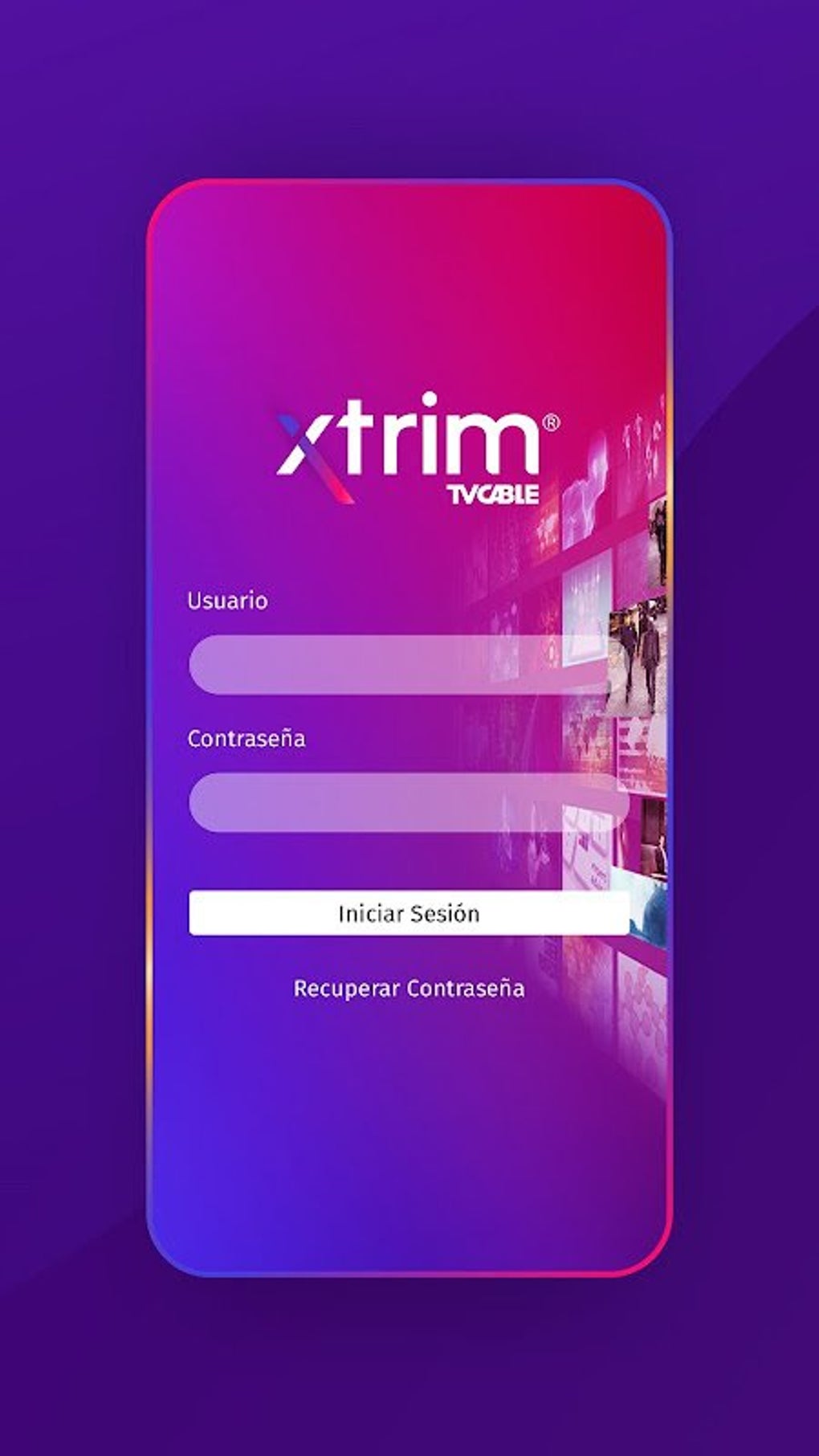 Xtrim App TVCable APK per Android - Download