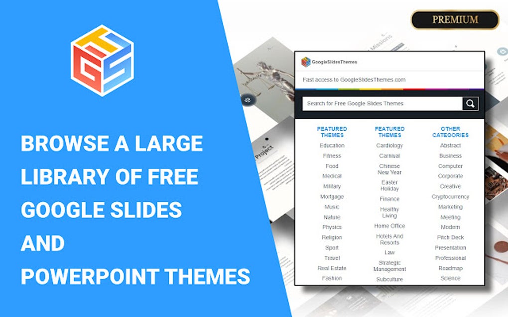 GST - Free Google Slides Themes for Google Chrome - Extension Download