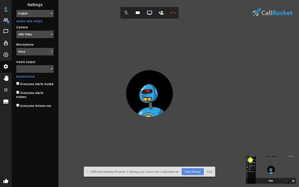 CallRocket Desktop Streamer para Google Chrome - Extensión Descargar