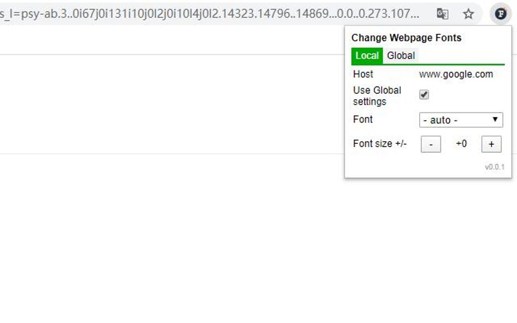 Change Webpage Fonts Google Chrome 용 - 확장 프로그램 다운로드