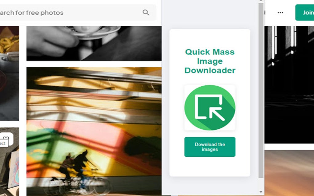 Quick Mass Image Downloader для Google Chrome - Расширение Скачать