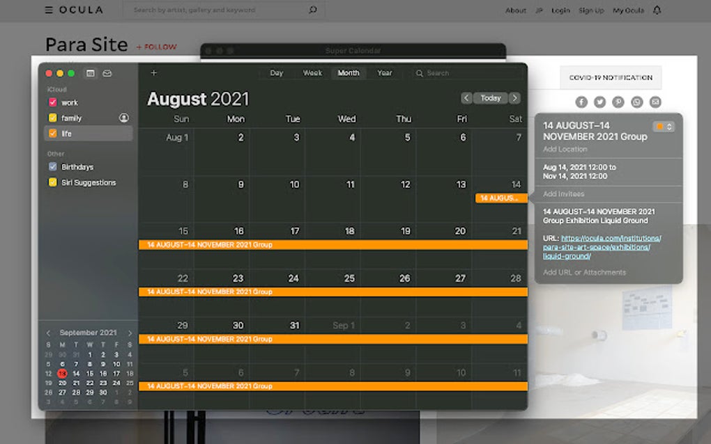 Super Calendar for Google Chrome - Extension Download