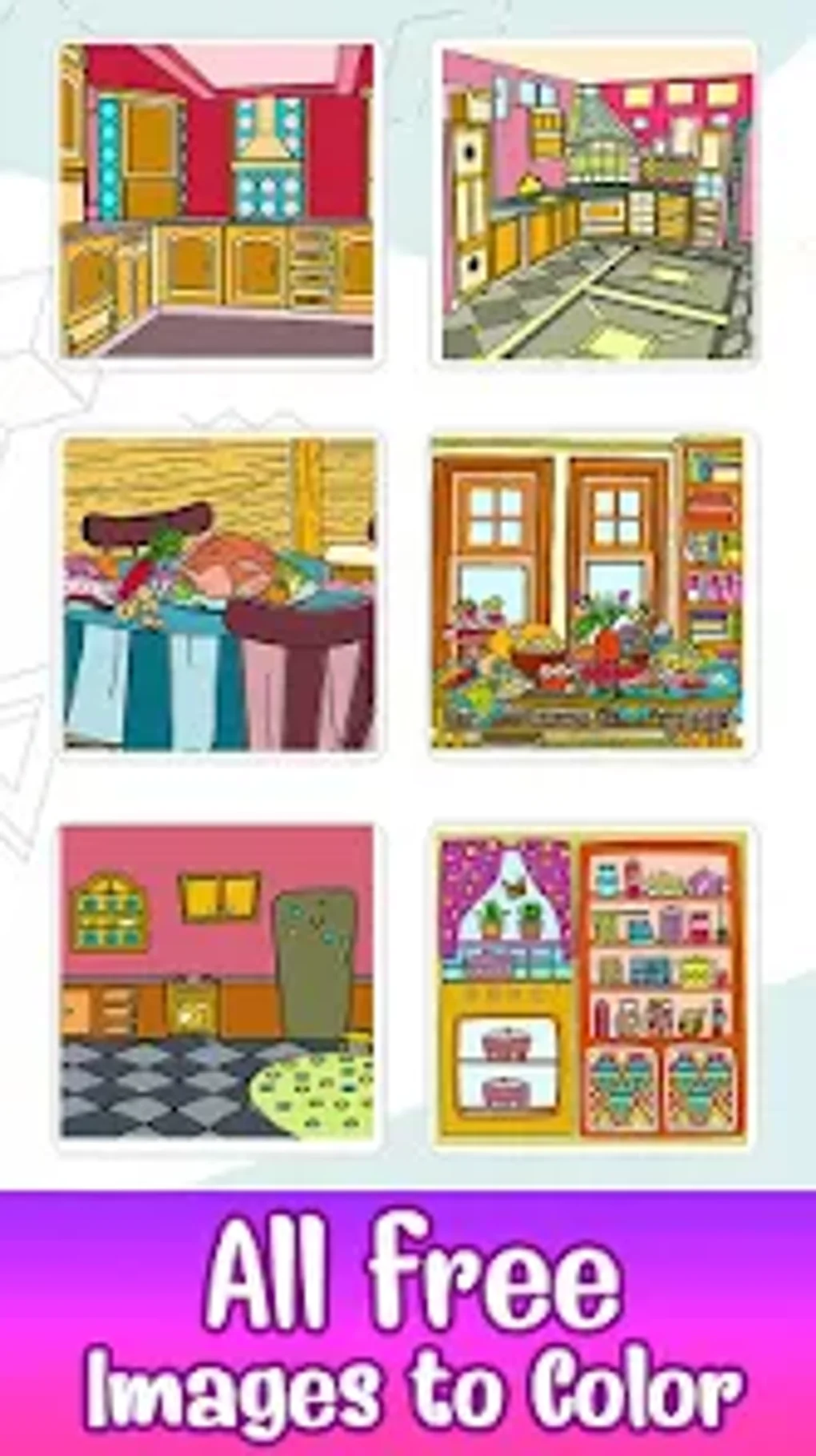Kitchen Color By Number Book F r Android Download Kitchen Color By Number Book F r Android Download