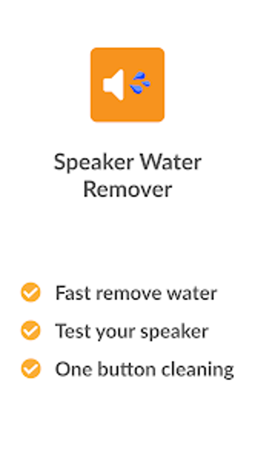 Android 용 Speaker cleaner - Remove water - 다운로드