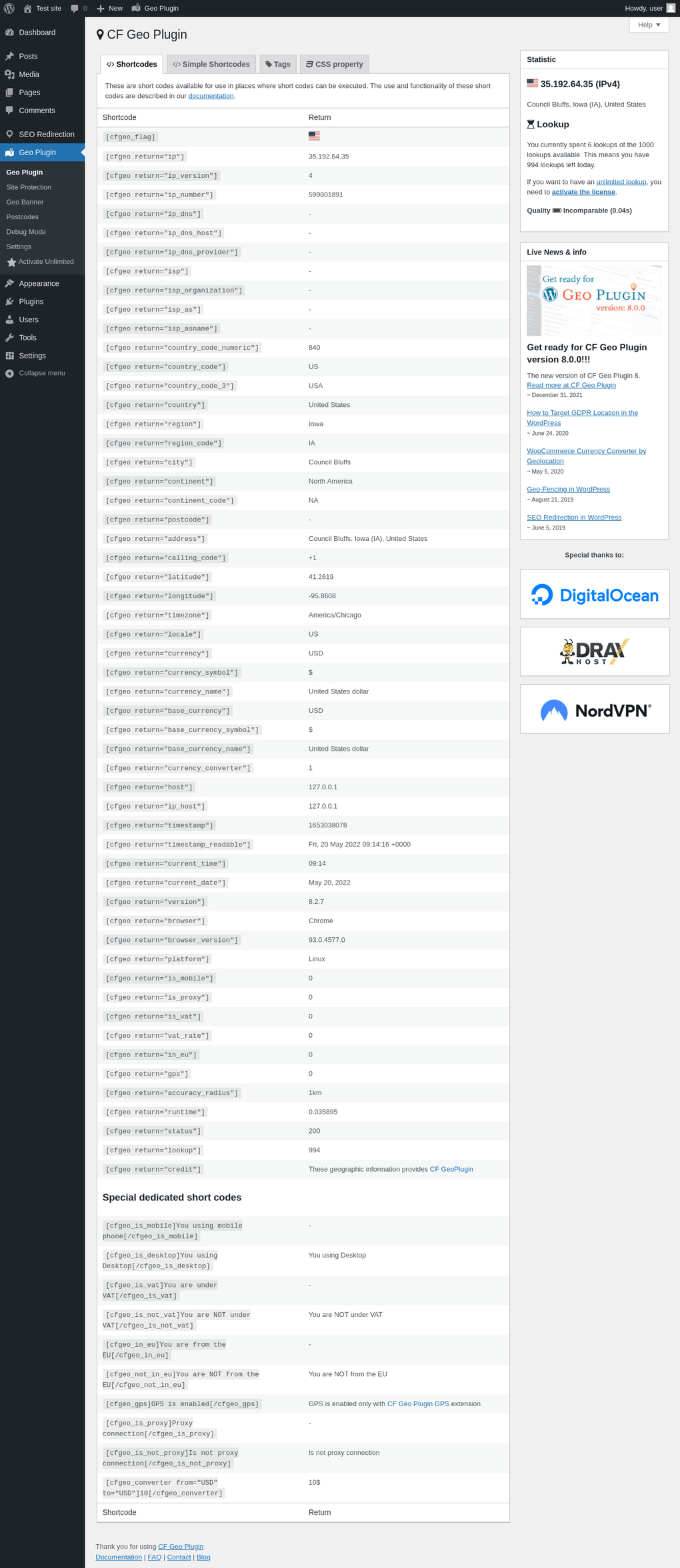 Geo Controller for WordPress - Download