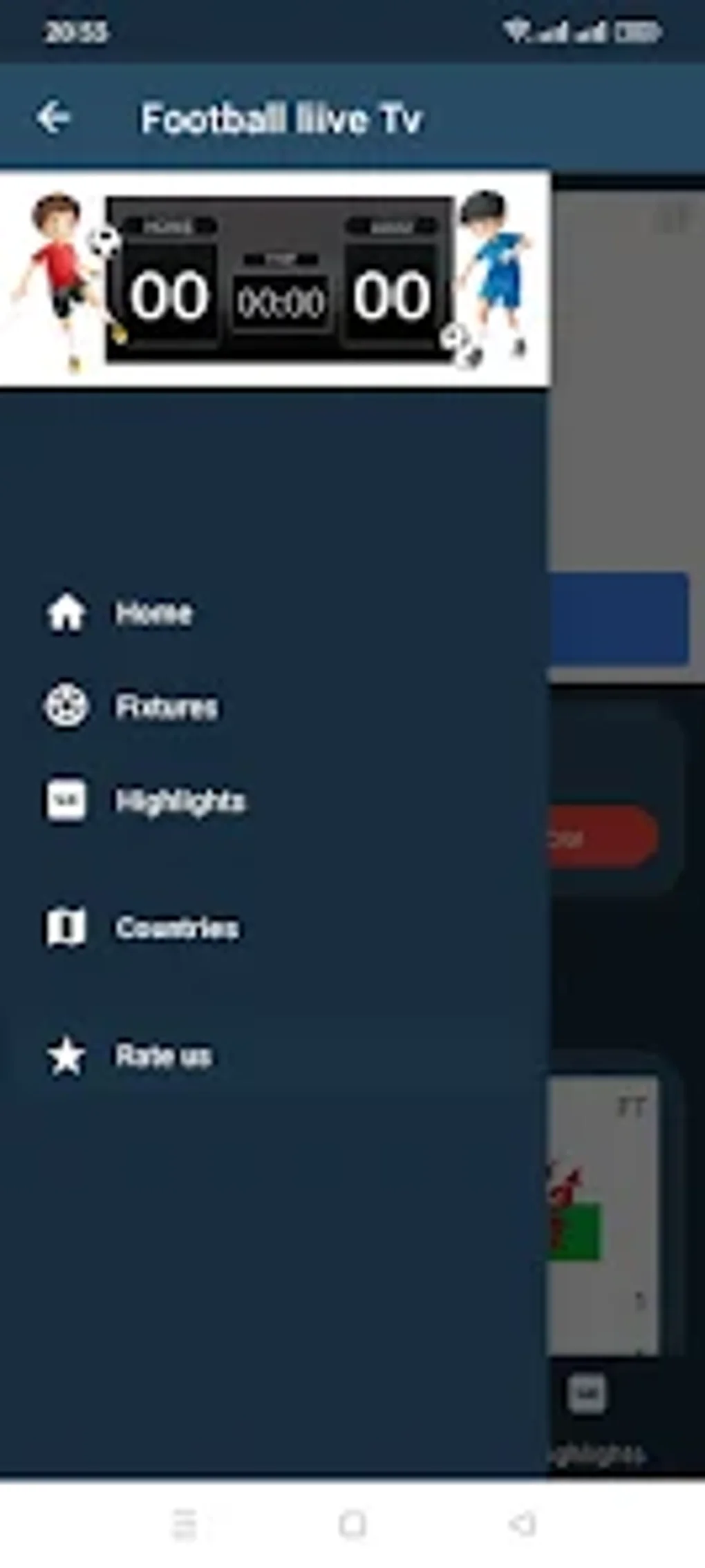 football live score tv for Android - Download