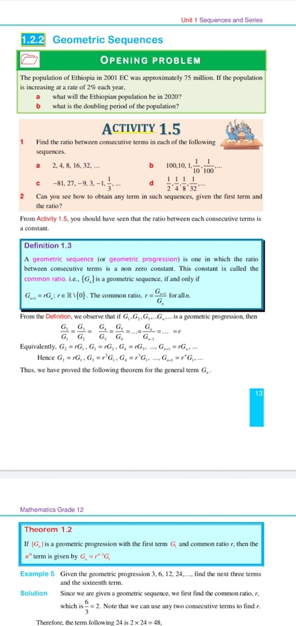 Mathematics Grade 12 Textbook For Ethiopia Grade12 Para Android Download