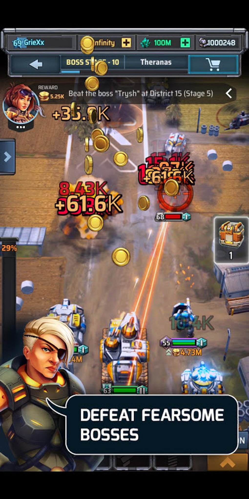 Idle War Heroes - Tank Tycoon APK pour Android - Télécharger