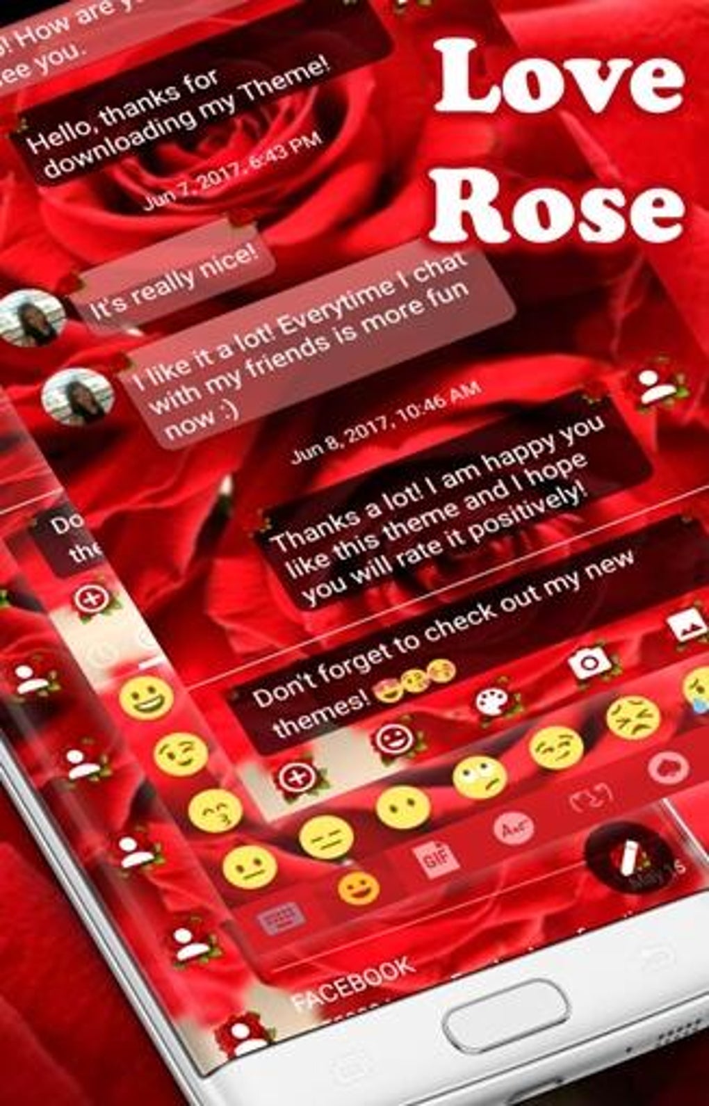 Sms Messages Love Rose Theme Apk For Android Download