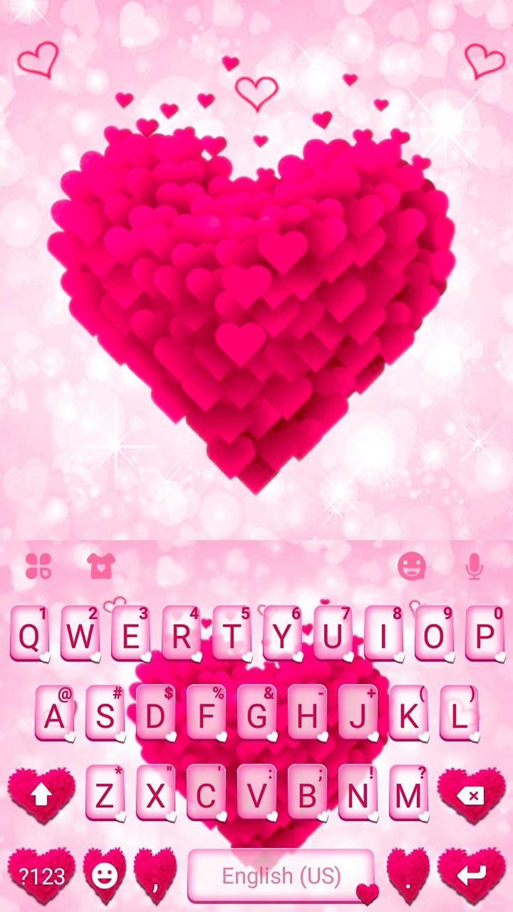 Pink Love Keyboard Theme APK for Android - Download