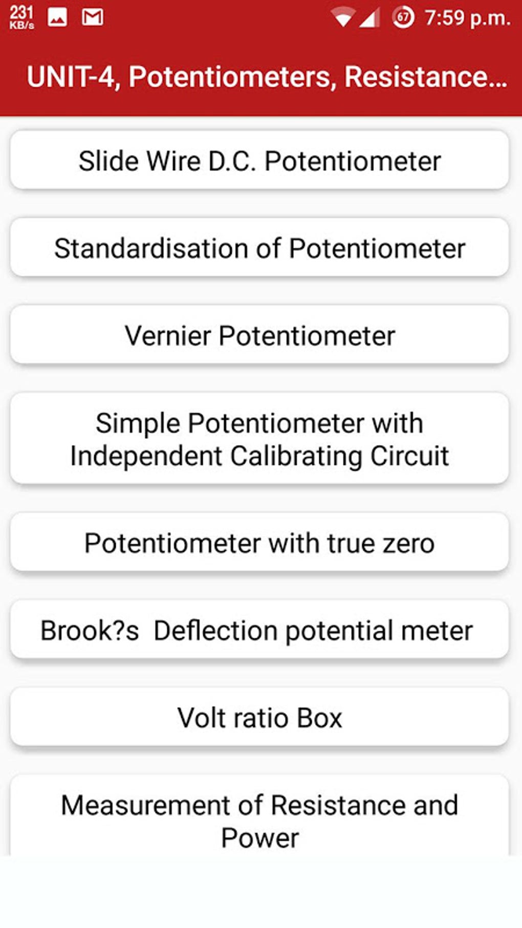 Electrical Measurements APK for Android - Download