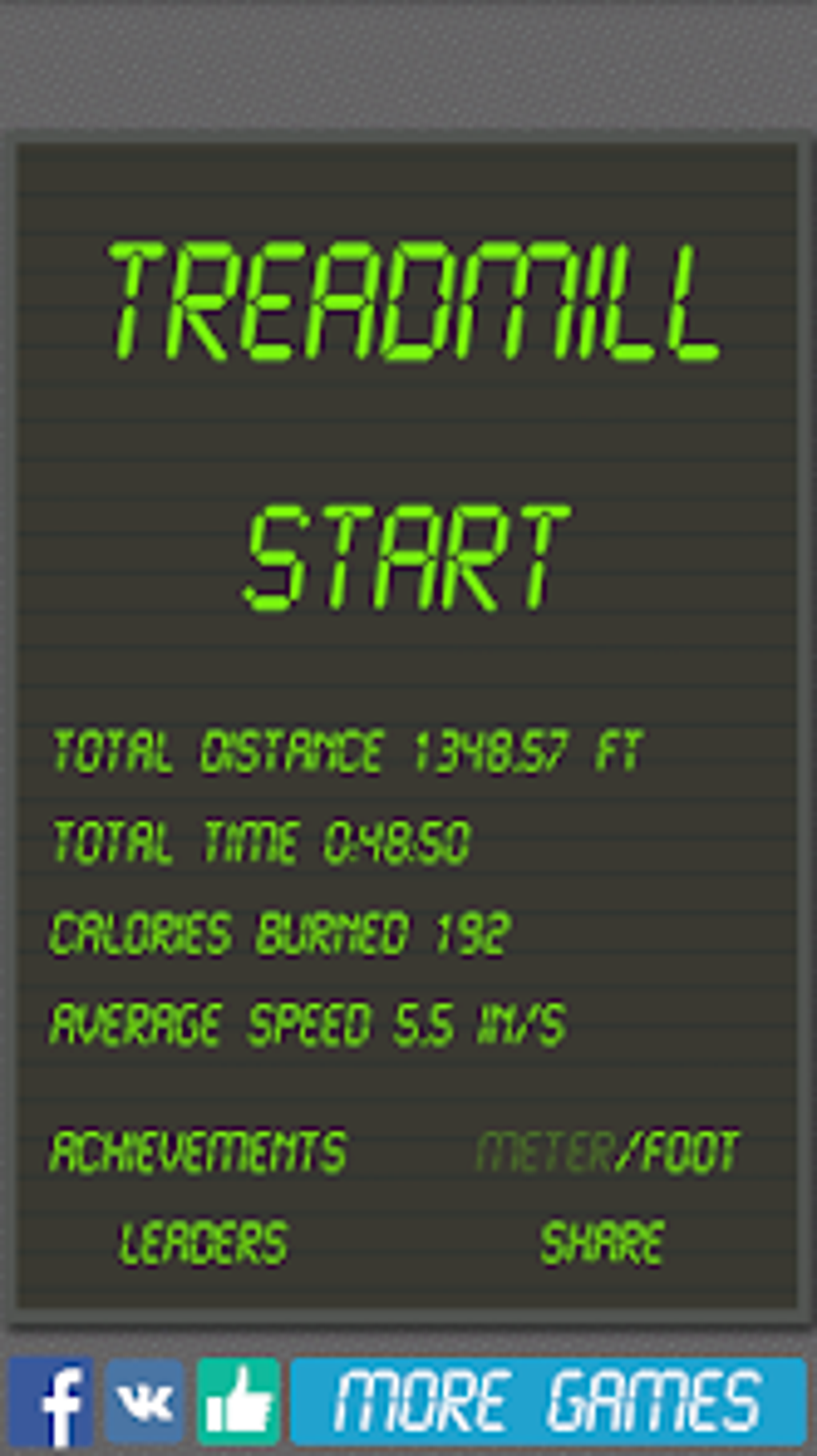 Treadmill simulator for Android - Download
