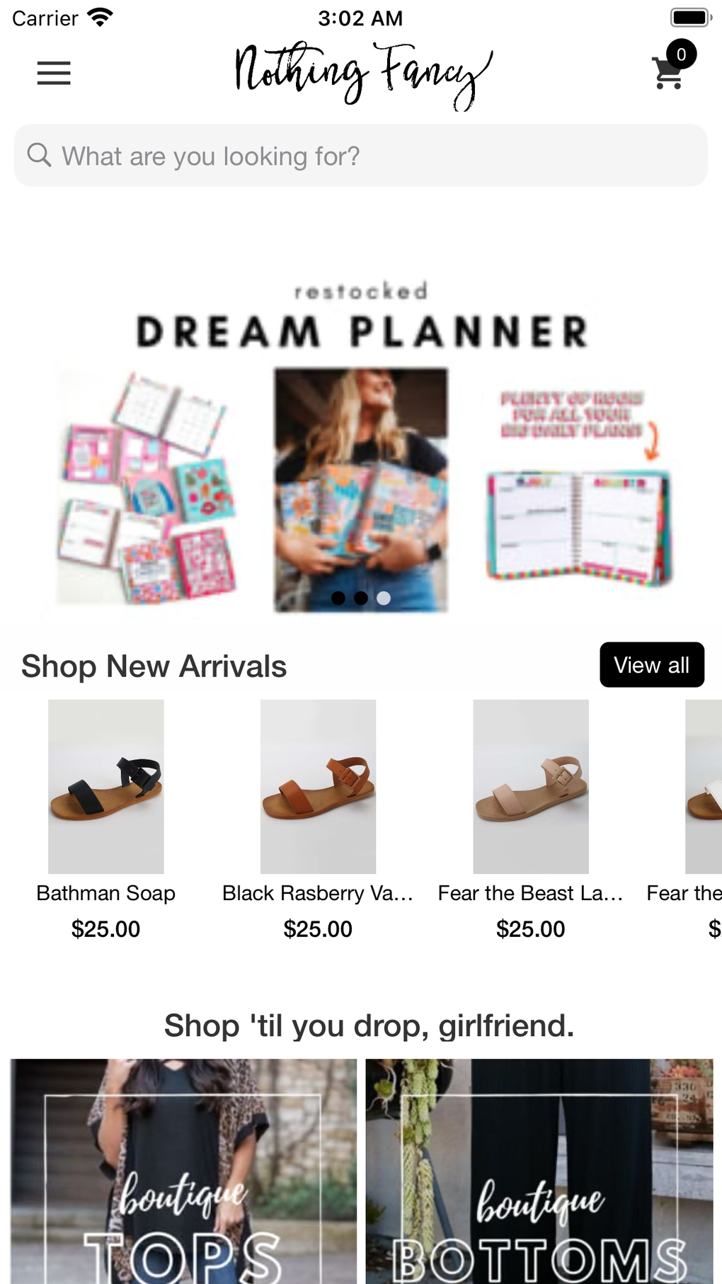 Nothing Fancy Boutique for iPhone - Download