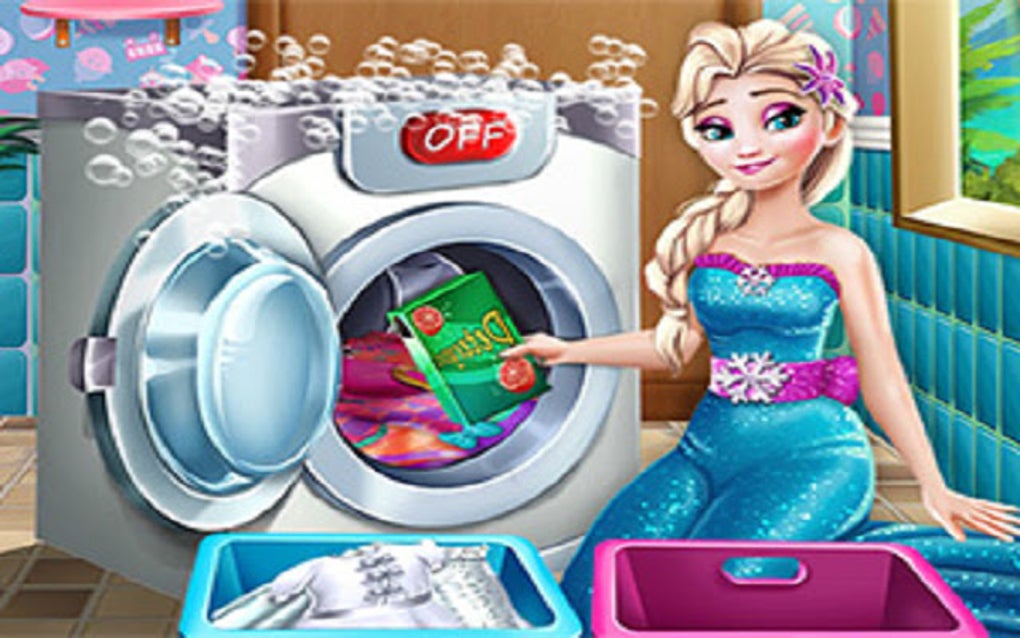 Ice Queen Laundry Day for Google Chrome - Extension Download