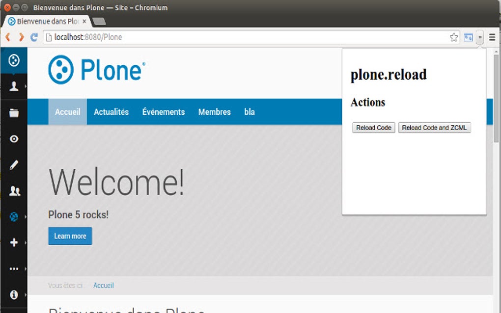 Plone Reloader สำหรับ Google Chrome - ส่วนขยาย ดาวน์โหลด