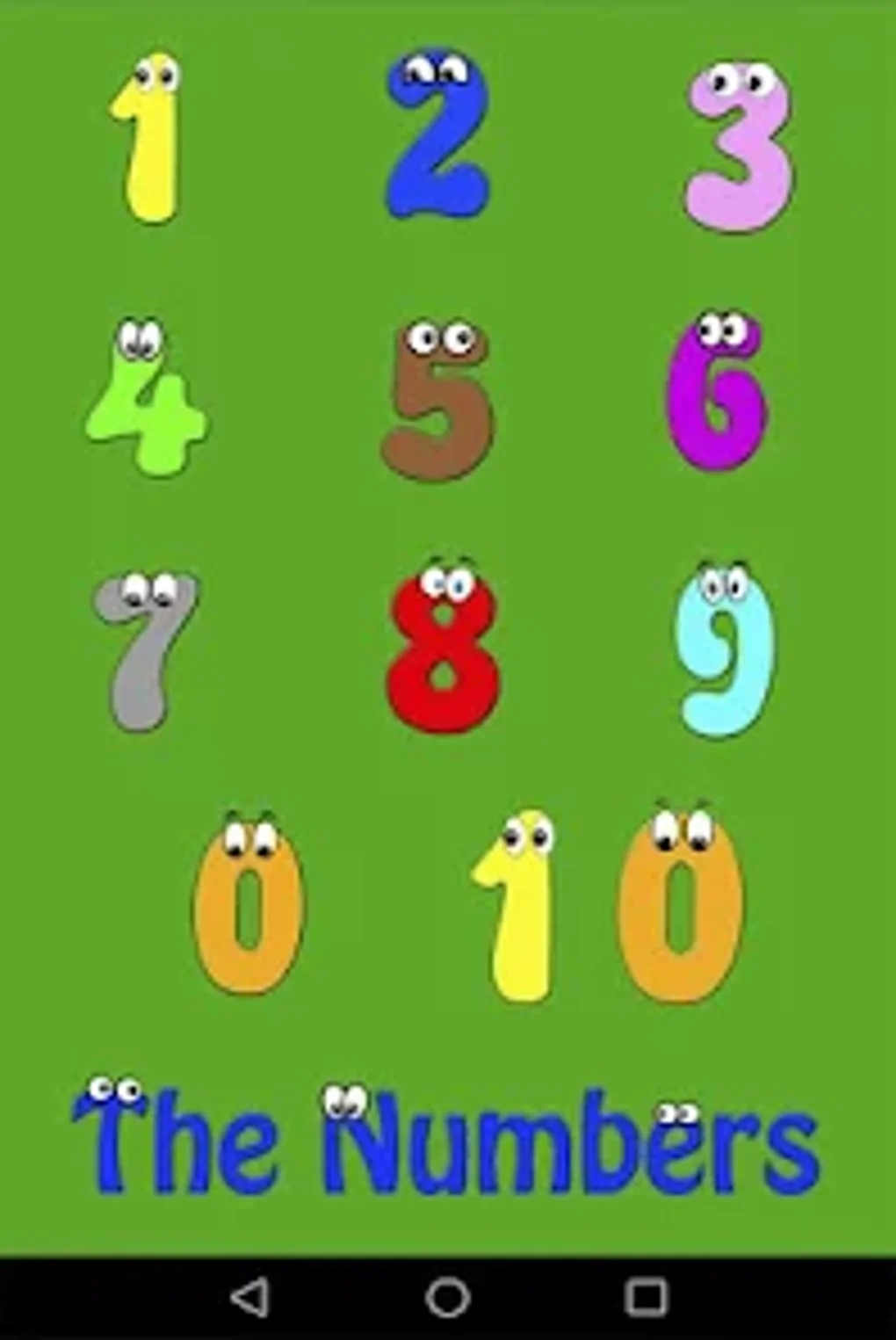 Los números en inglés for Android - Download