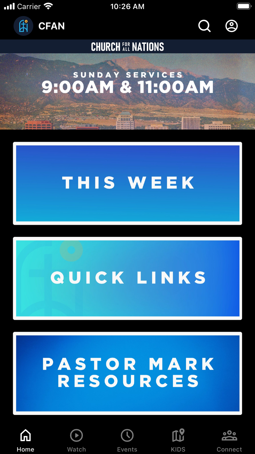 Church For All Nations App para iPhone - Descargar