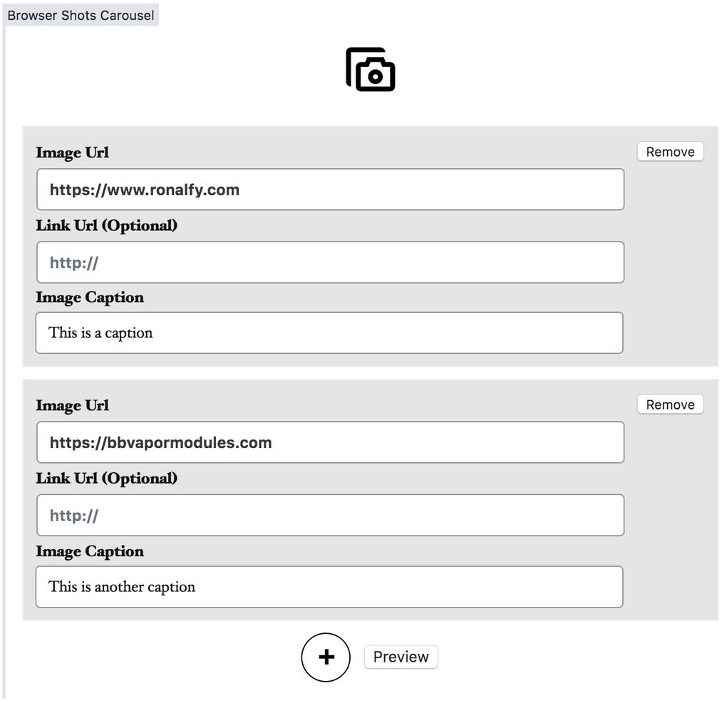 WordPress 용 Browser Shots Carousel - 다운로드