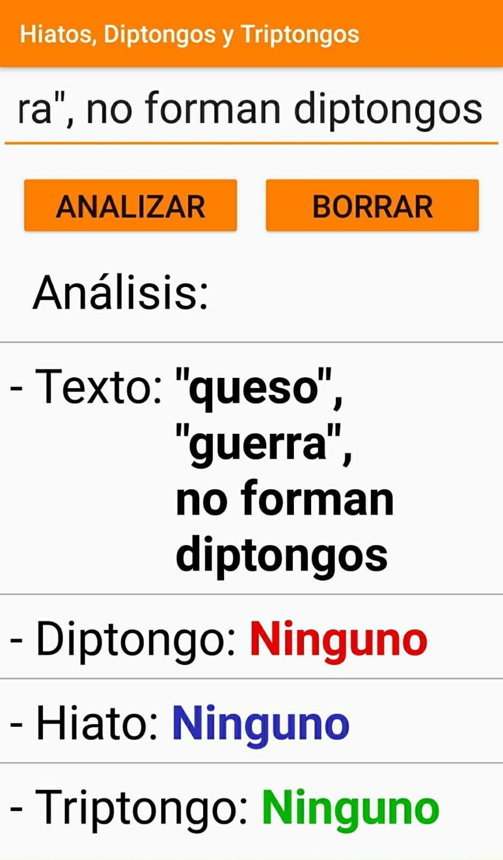 Sílabas Hiatos Diptongos y T for Android - Download