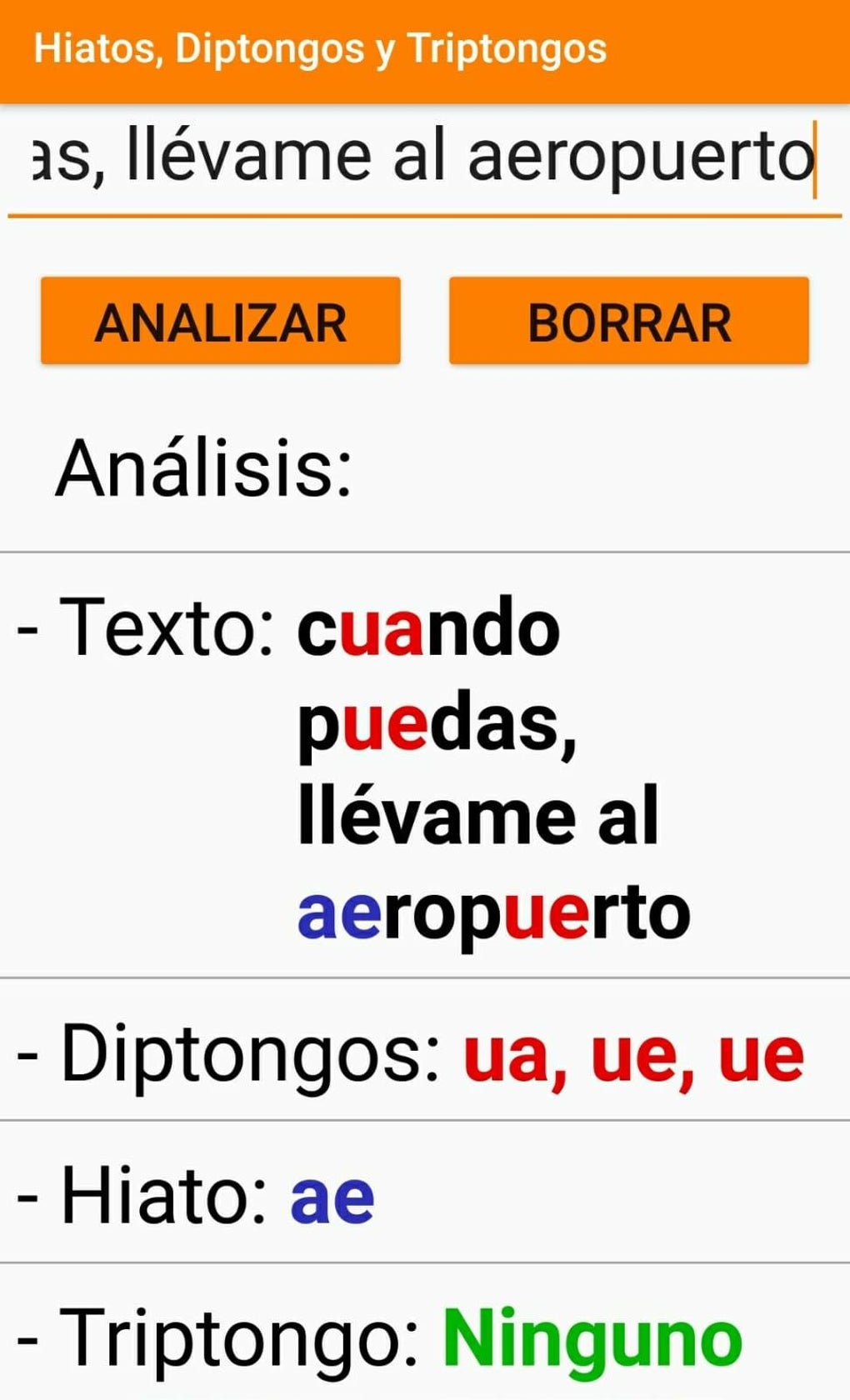 Sílabas Hiatos Diptongos y T for Android - Download