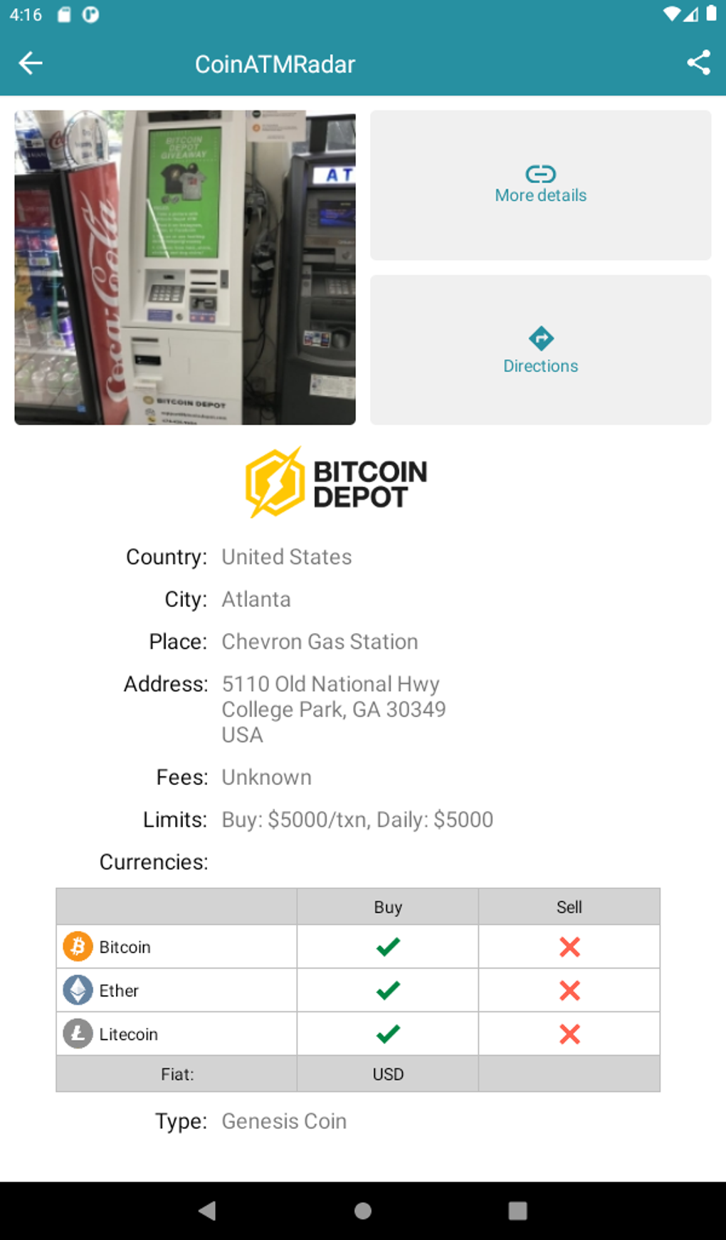 Bitcoin ATM Map CoinATMRadar for Android - Download