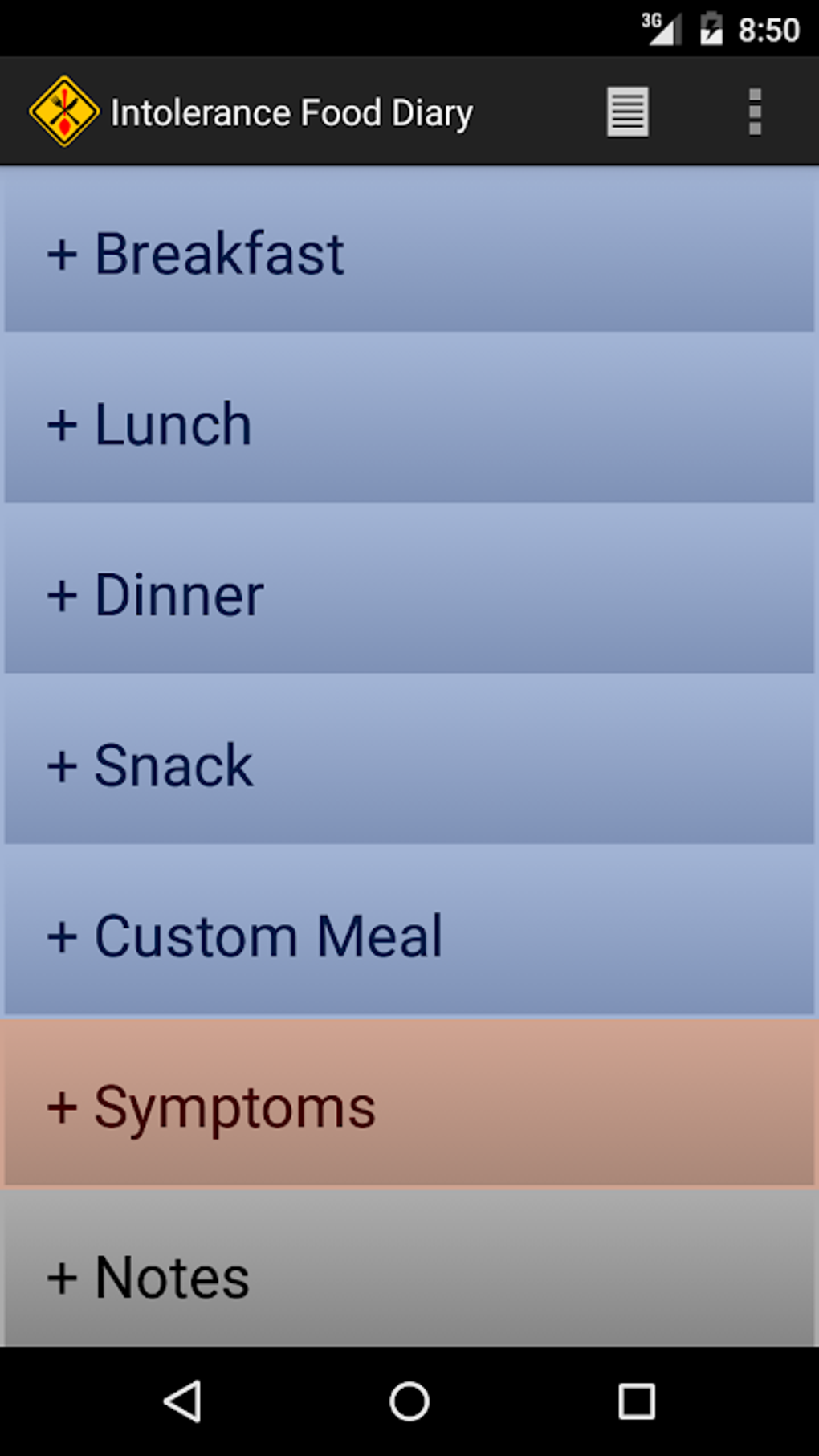 Intolerance Food Diary APK Para Android Download