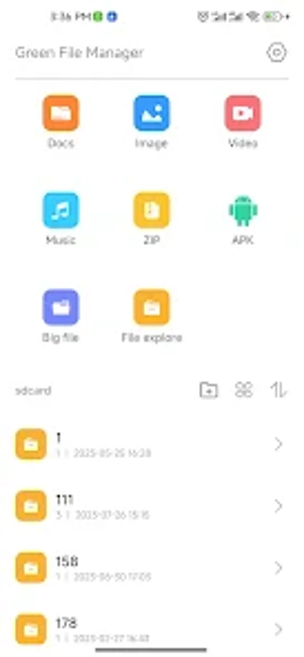 Green File Manager per Android - Download