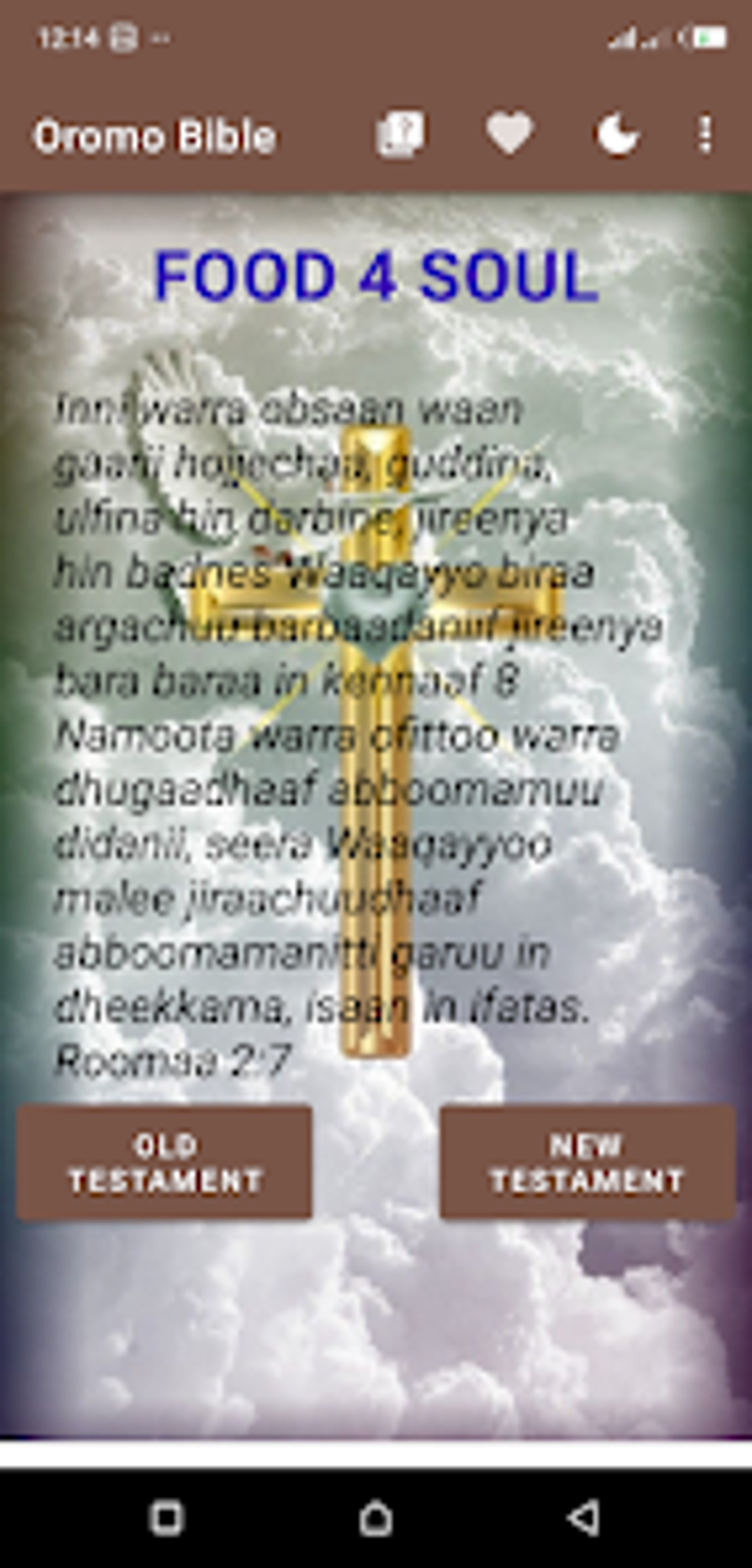 Oromo Bible Macaafa Qulqulluu per Android - Download