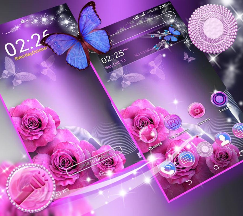 Pink Rose Launcher Theme APK for Android - Download
