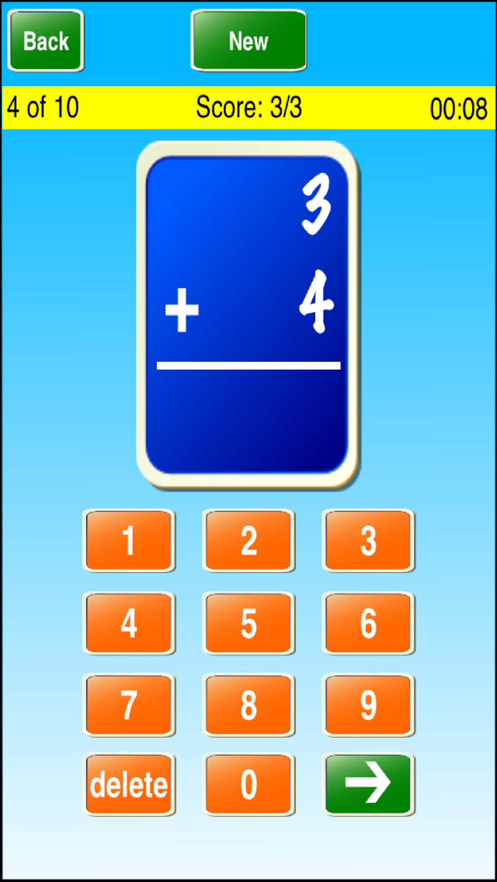 Math Flash Cards для iPhone — Скачать