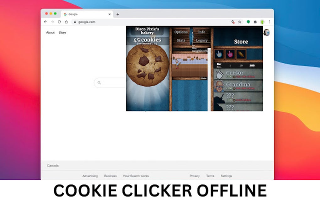 Cookie Clicker Online Google Chrome 용 - 확장 프로그램 다운로드