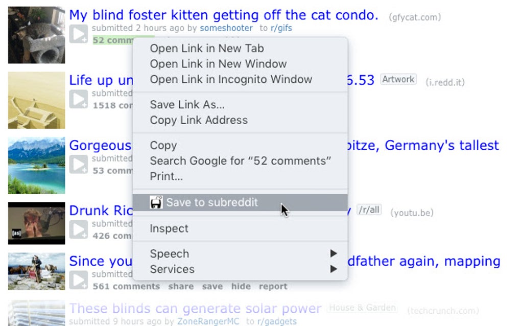 Subreddit Bookmarks for Google Chrome - Extension Download