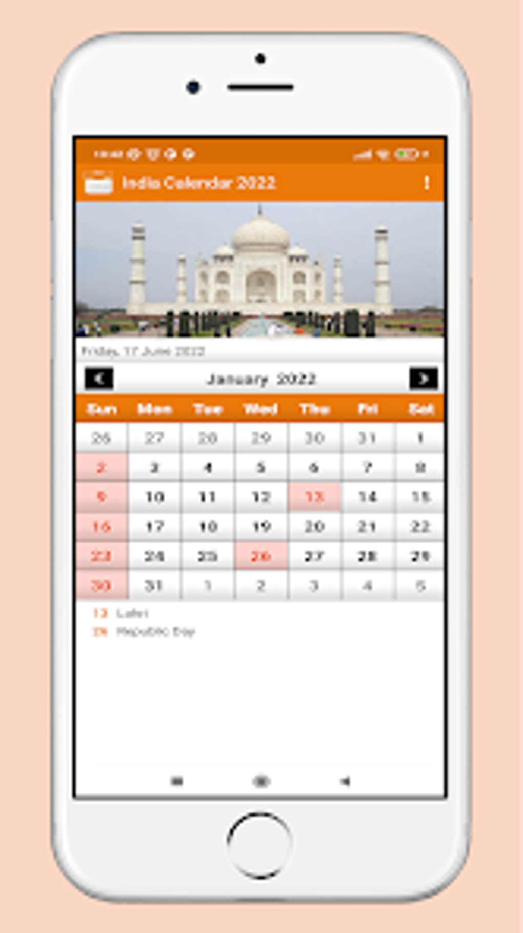 India Calendar 2022 para Android - Descargar