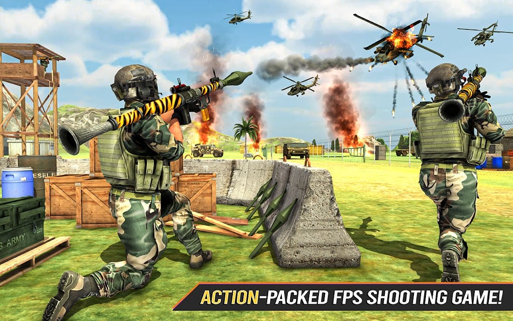 Terrorist Shooting Gun Games for Android - Download