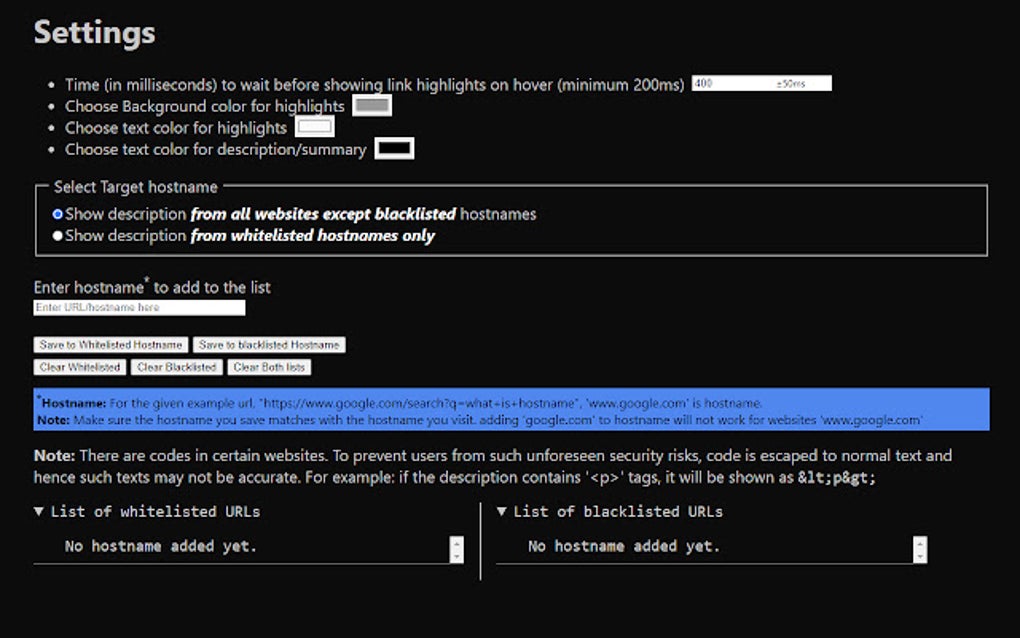 Quick Sight (Link Description) สำหรับ Google Chrome - ส่วนขยาย ดาวน์โหลด