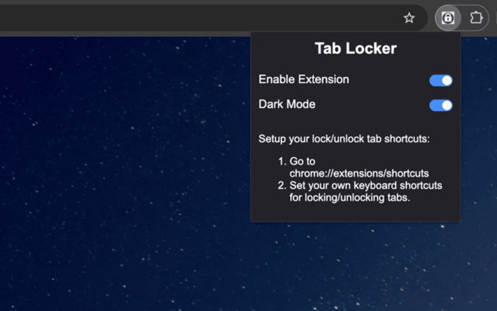 Tab Locker Google Chrome 용 - 확장 프로그램 다운로드