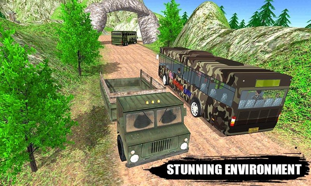 Offroad Army Bus Driving: OG New Army Games 2019 para Android - Descargar