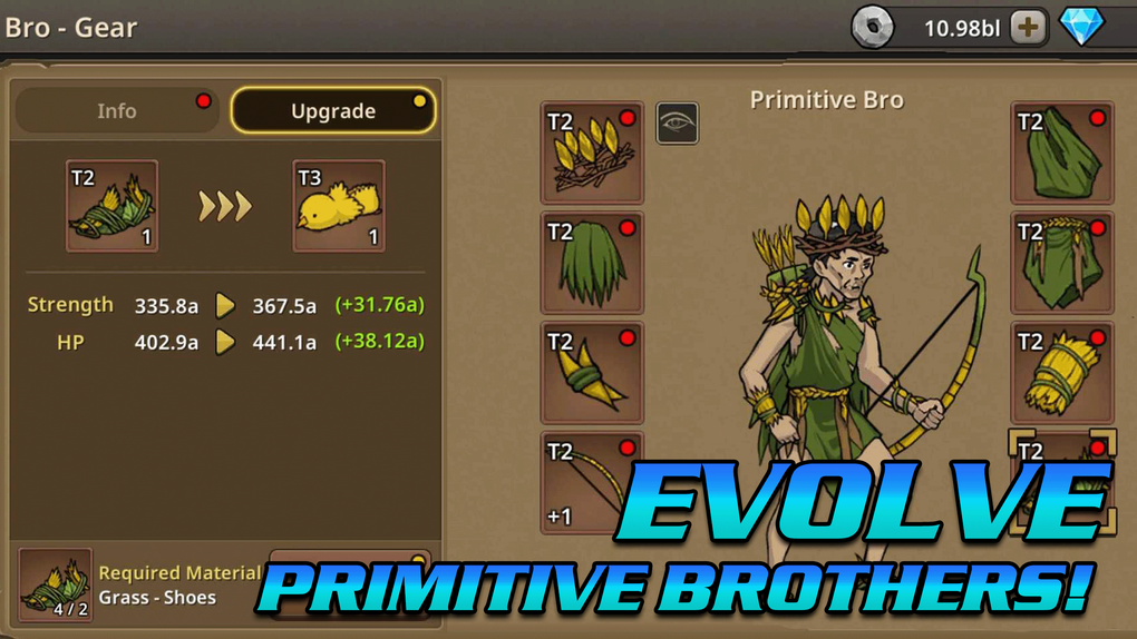 Primitive Brothers: Idle Game for iPhone - Download