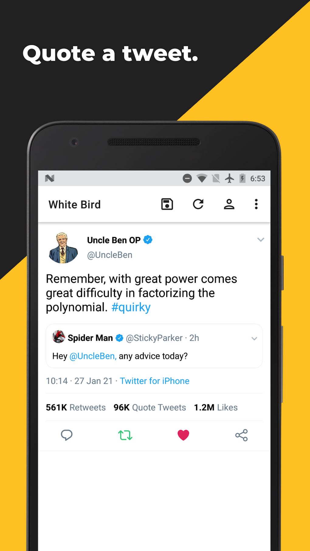 White Bird: Tweet Generator for Android - Download