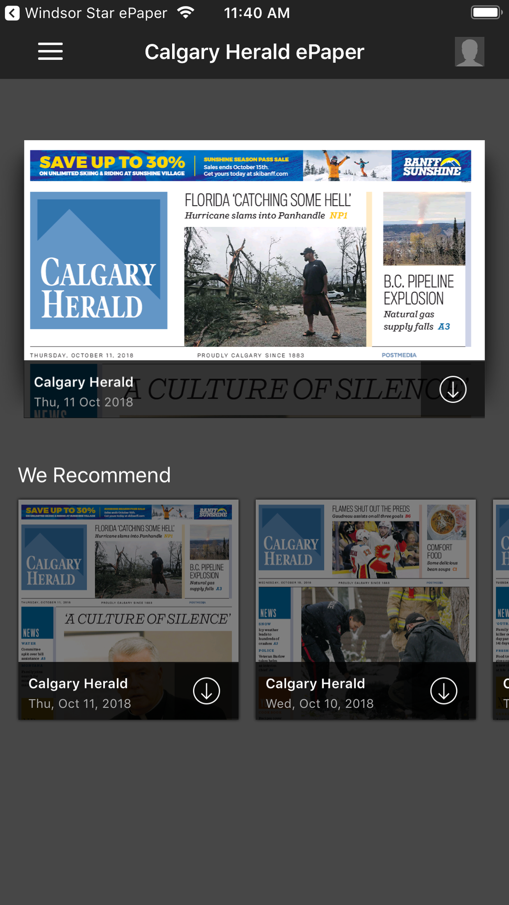 Calgary Herald ePaper for iPhone - Download