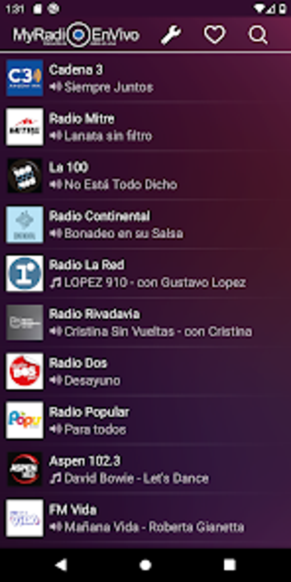 Android 용 My Radio En Vivo - Argentina - 다운로드