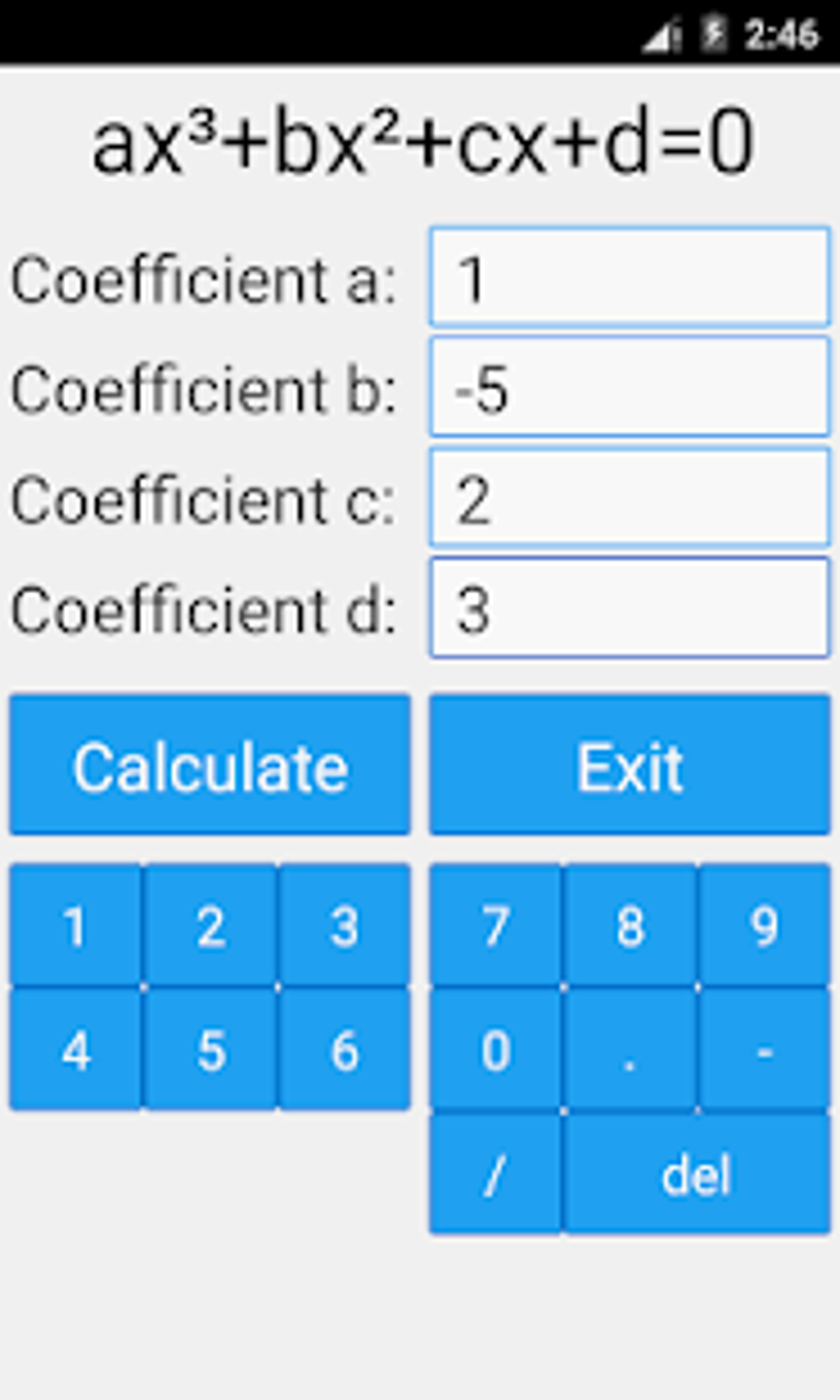 Cubic Equation Solver APK For Android Download