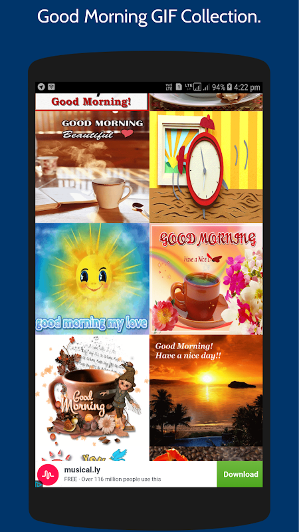 Good Morning GIF APK para Android - Descargar