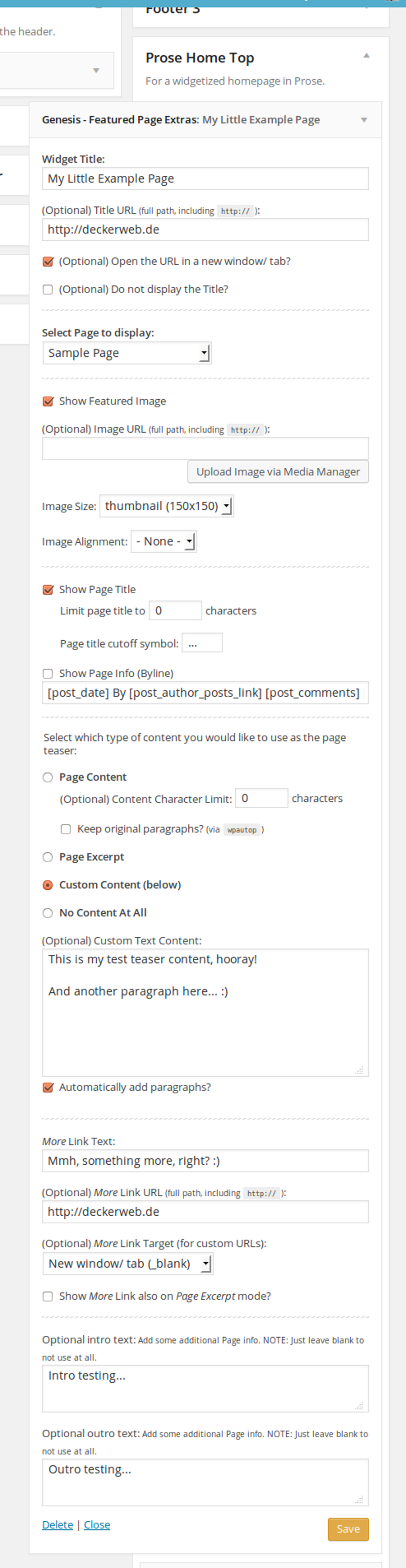 Genesis Featured Page Extras for WordPress - Download