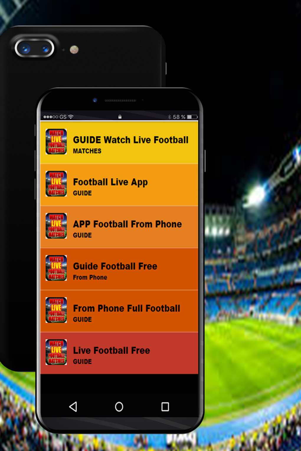 Watch live football matches free guide easy for Android - Download