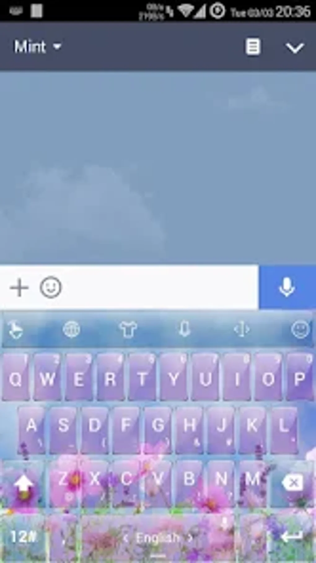 Keyboard Theme G Spring Flower for Android - Download