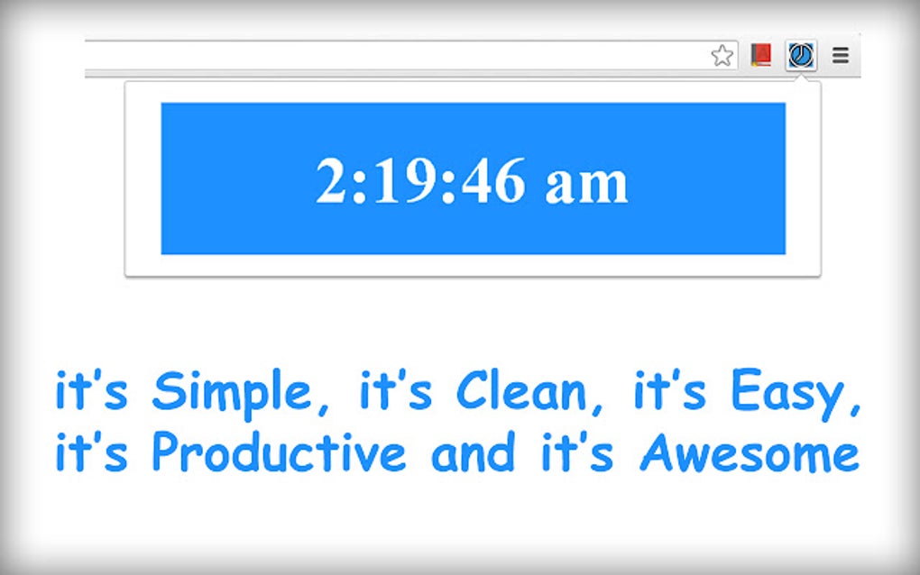 Clock for Google Chrome - Extension Download