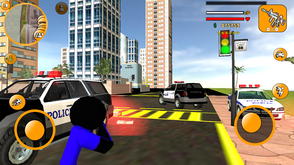 US Police Stickman Rope Hero APK para Android - Descargar