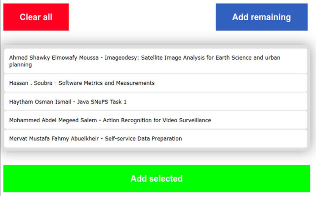 GUC Thesis Helper for Google Chrome - Extension Download